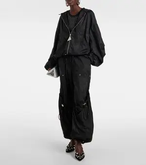 Attico Wide-leg Technical Pants