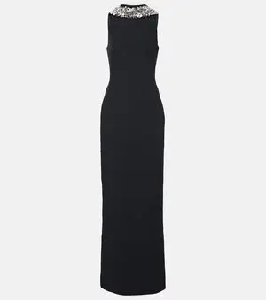 Safiyaa Holli Embellished Gown - Black