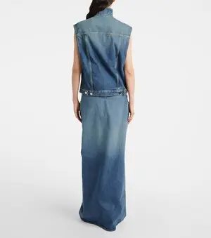 Alaïa Denim Vest