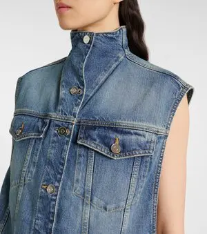 Alaïa Denim Vest