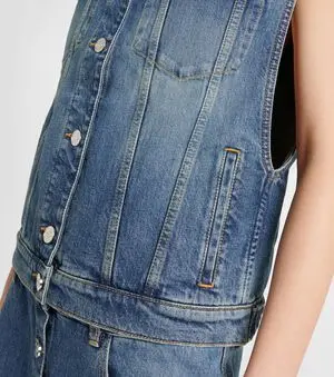 Alaïa Denim Vest