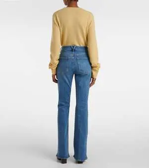 Veronica Beard Beverly High-rise Flared Jeans