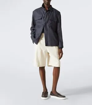 Manolo Blahnik Ellis Leather Loafers