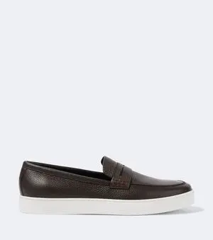 Manolo Blahnik Ellis Leather Loafers