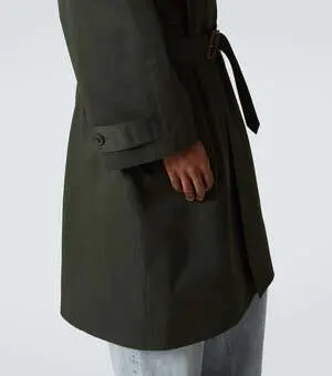 Balenciaga Belted Cotton Car Coat