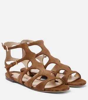 TOM FORD Paradis Suede Sandals - Brown