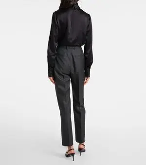 Dolce & Gabbana Wool Slim Trousers