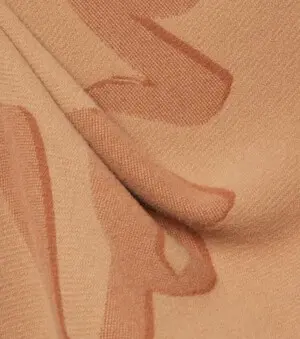 Balenciaga Wool And Cashmere Scarf - Beige