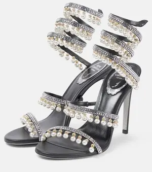 Rene Caovilla 105 Embellished Sandals