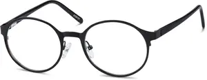 Zenni Vintage Round Eyeglasses Black
