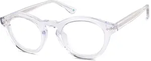 Zenni Vintage Round Eyeglasses Clear