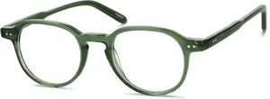Zenni Vintage Round Eyeglasses Pine