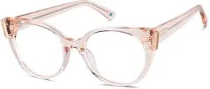 Zenni Vintage Round Eyeglasses Pink