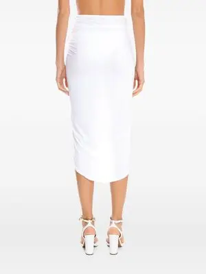 AMIR SLAMA Gathered Midi Skirt