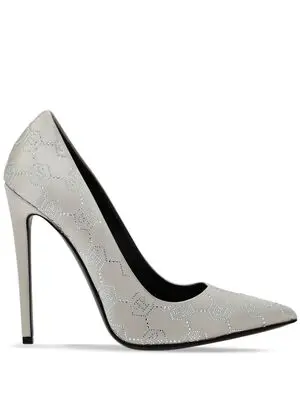 Philipp Plein Monogram Strass Pumps