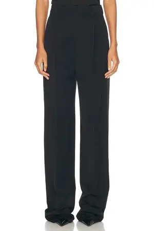 Saint Laurent Black Wash Pants For Women