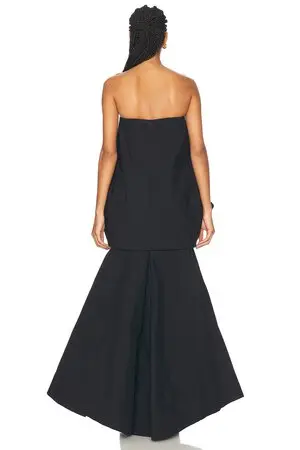 Christopher John Rogers Tie Front Bubble Gown