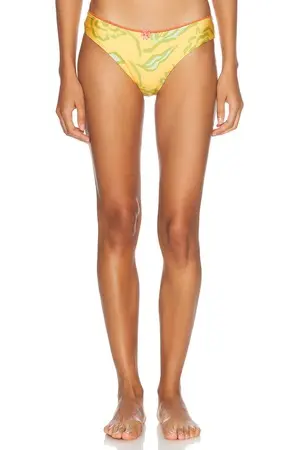 Solid & Striped The Daphne Bikini Bottom - Hibiscus Print