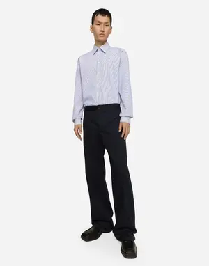 Dolce & Gabbana Striped Cotton Martini-fit Shirt