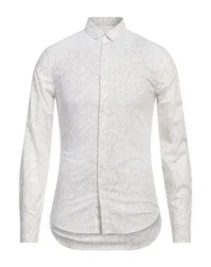 Armani Exchange Shirt Size Cotton, Elastane - White