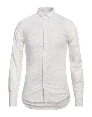 Armani Exchange Shirt Size Cotton, Elastane - White