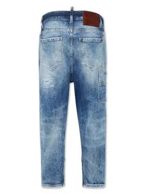 Dsquared2 Distressed Tapered Jeans