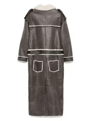 MANOKHI Kaia Shearling Lined Coat