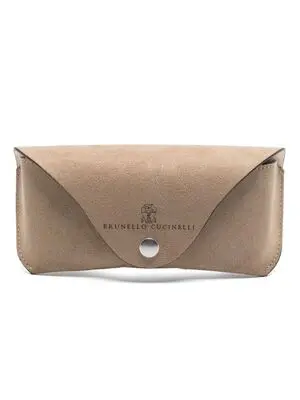 Brunello Cucinelli Wayfarer-frame Sunglasses - Brown