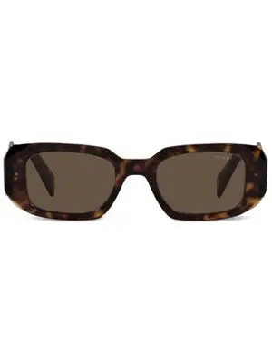 Prada Geometric Sunglasses - Brown