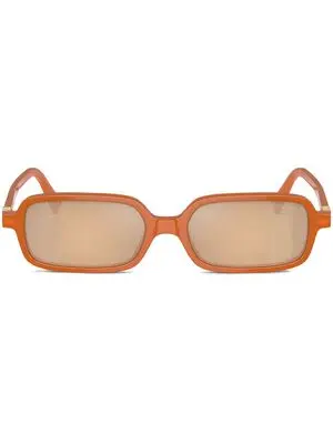 Miu Miu Logo Sunglasses - Orange
