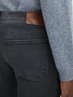Paige Lennox Slim Leg Jeans - Grey/navy