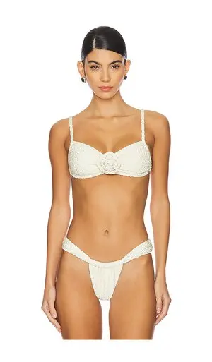 MONTCE Rosa Devin Bikini Top - Oat Texture