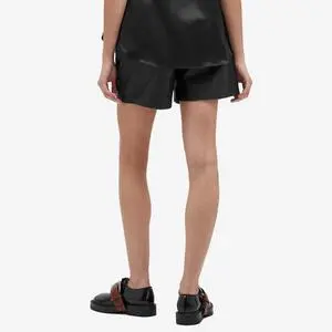 WEEKEND BY MAX MARA Virgola Leather Shorts By