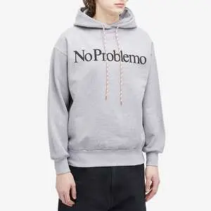 NO PROBLEMO Hoodie - Grey Marl