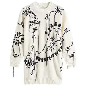 Embroidered Knit Sweaters