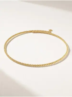 Carolina Bucci Florentine 18-karat Beaded Choker - Gold