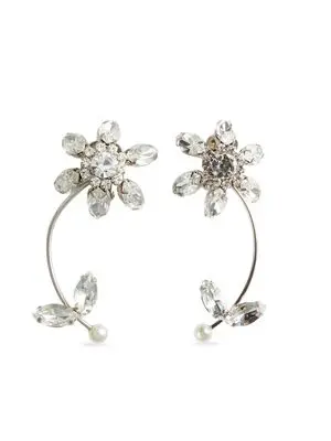 Dsquared2 Floral Crystal Earrings