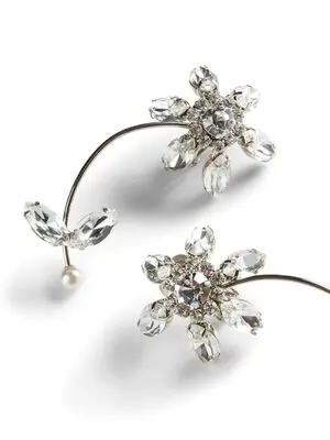 Dsquared2 Floral Crystal Earrings