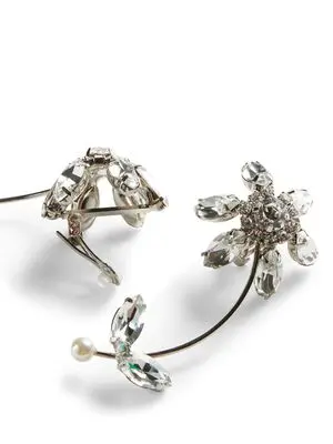 Dsquared2 Floral Crystal Earrings