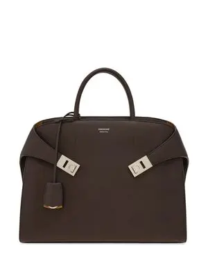 FERRAGAMO Hug Tote Bag - Brown