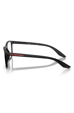 Prada 56mm Pillow Optical Glasses - Rubber Black