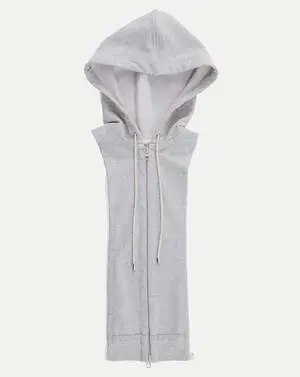 Veronica Beard Hoodie Dickey - Heather Grey
