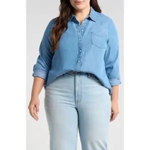 Caslon Patched Shirts For Women