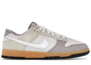 Nike Dunk Low Suede & Canvas Sneakers - Phantom/white/college Grey