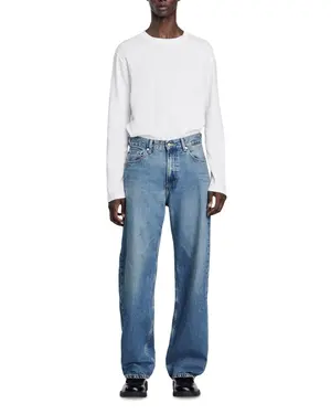 Sandro Baggy Stonewashed Jeans