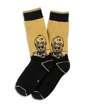 CUFFLINKS, INC. C-3po Dress Socks - Bronze