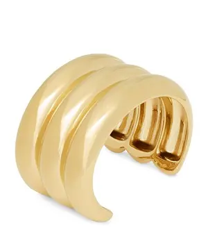 Saint Laurent High Deco Bangle - Metallic