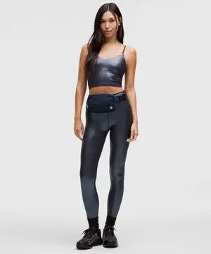 Lululemon Align™ High-rise Ribbed Pant 28 - Radiate Foil Print Black Night