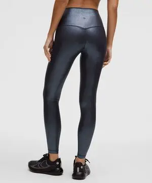 Lululemon Align™ High-rise Ribbed Pant 28 - Radiate Foil Print Black Night