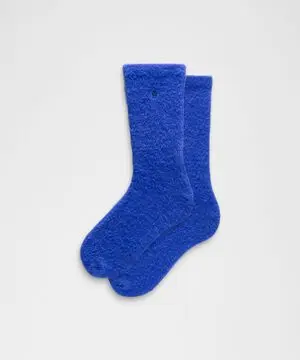 Lululemon Fuzzy Crew Socks - Riverside